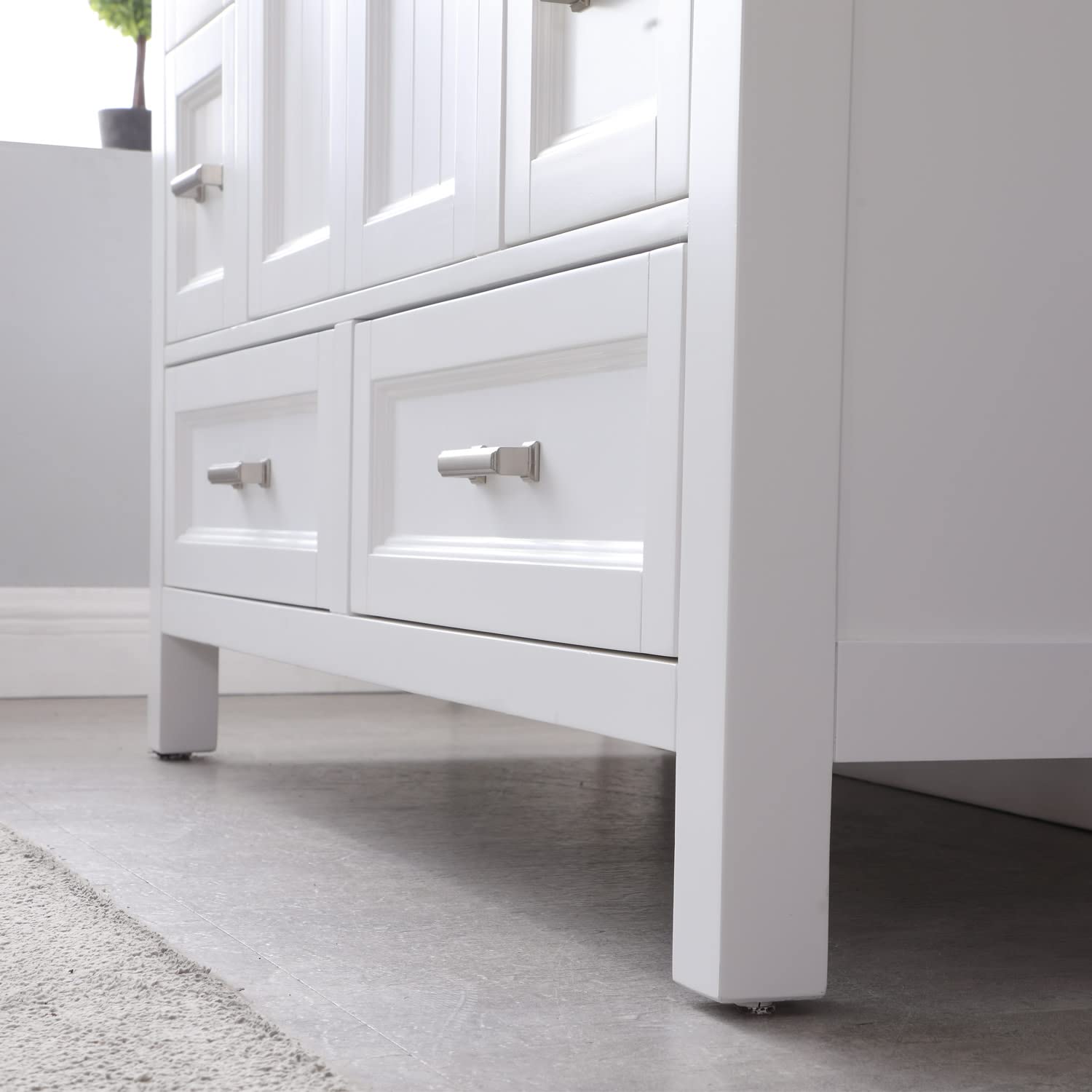 Altair Design Isla 48" Marble Countertop Single Vanity w/o Mirror Gray