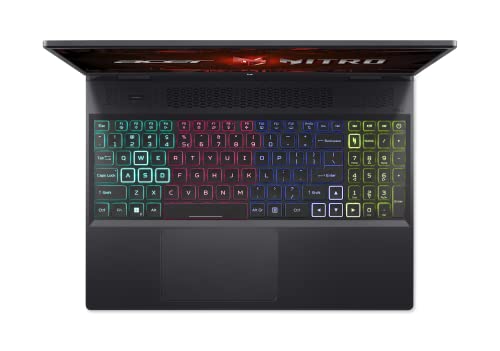 Acer Nitro 16 Gaming Laptop | AMD Ryzen 9 7940HS Octa-Core CPU | NVIDIA GeForce RTX 4070 Laptop GPU | 16" WQXGA 165Hz IPS Display | 16GB DDR5 | 1TB Gen 4 SSD | Wi-Fi 6E | RGB Backlit KB | AN16-41-R5KC