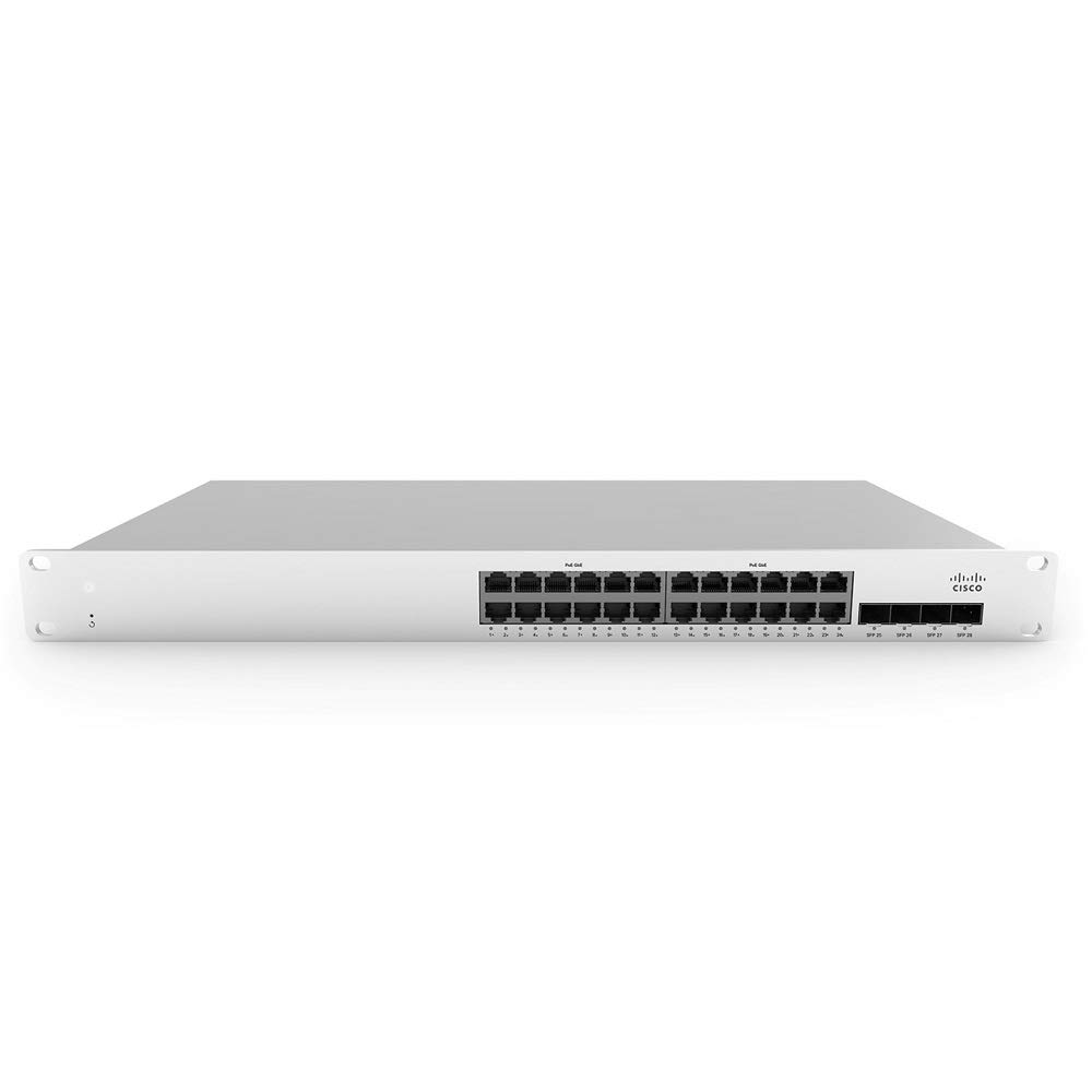 CISCO DESIGNED Meraki MS210-24P Ethernet Switch - Hardware Only