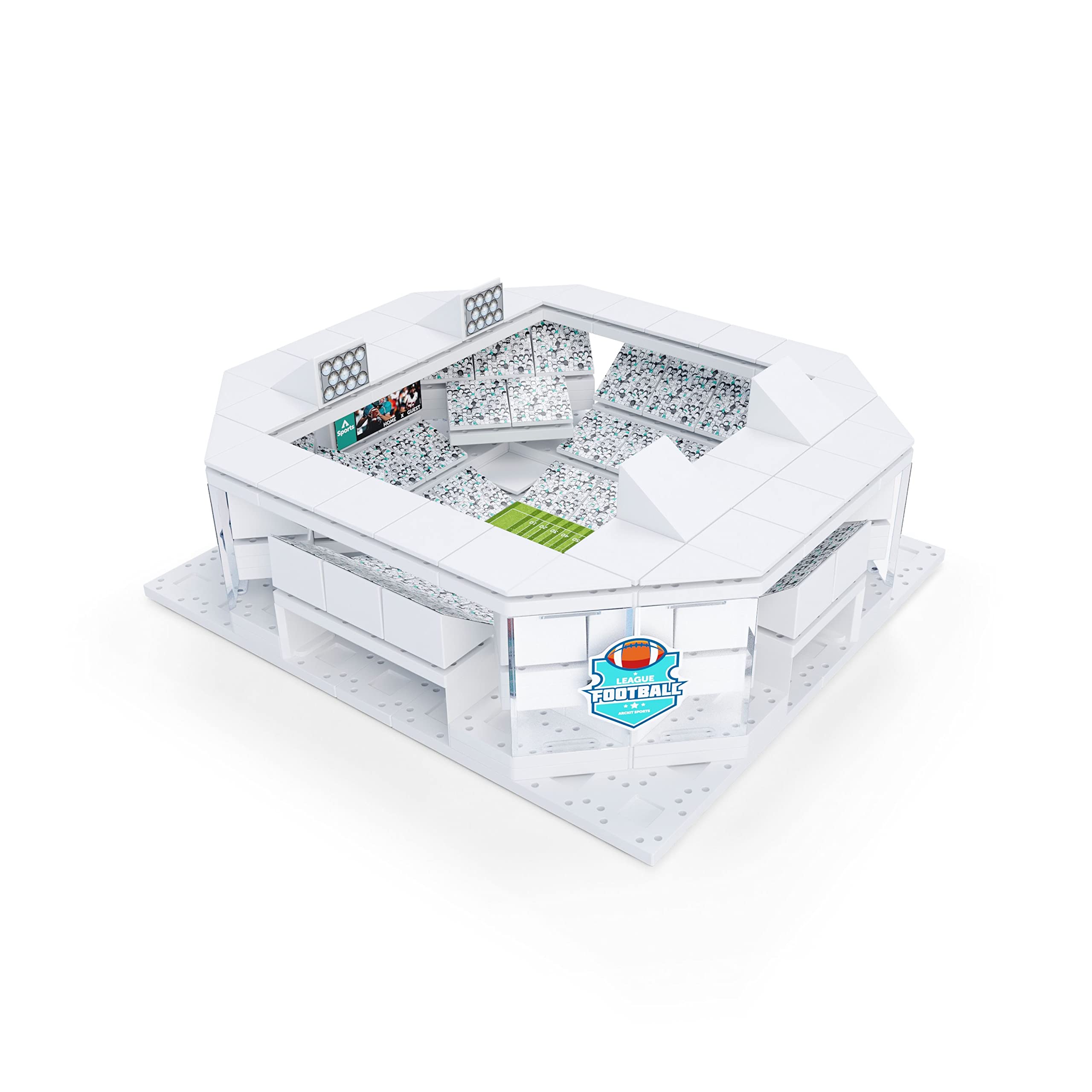 Arckit Stadium Volume 1 Scale Model Building Blocks Kit, STEM Educational Toy, Architecture for Kids, Unique Gift for Adults & Kids