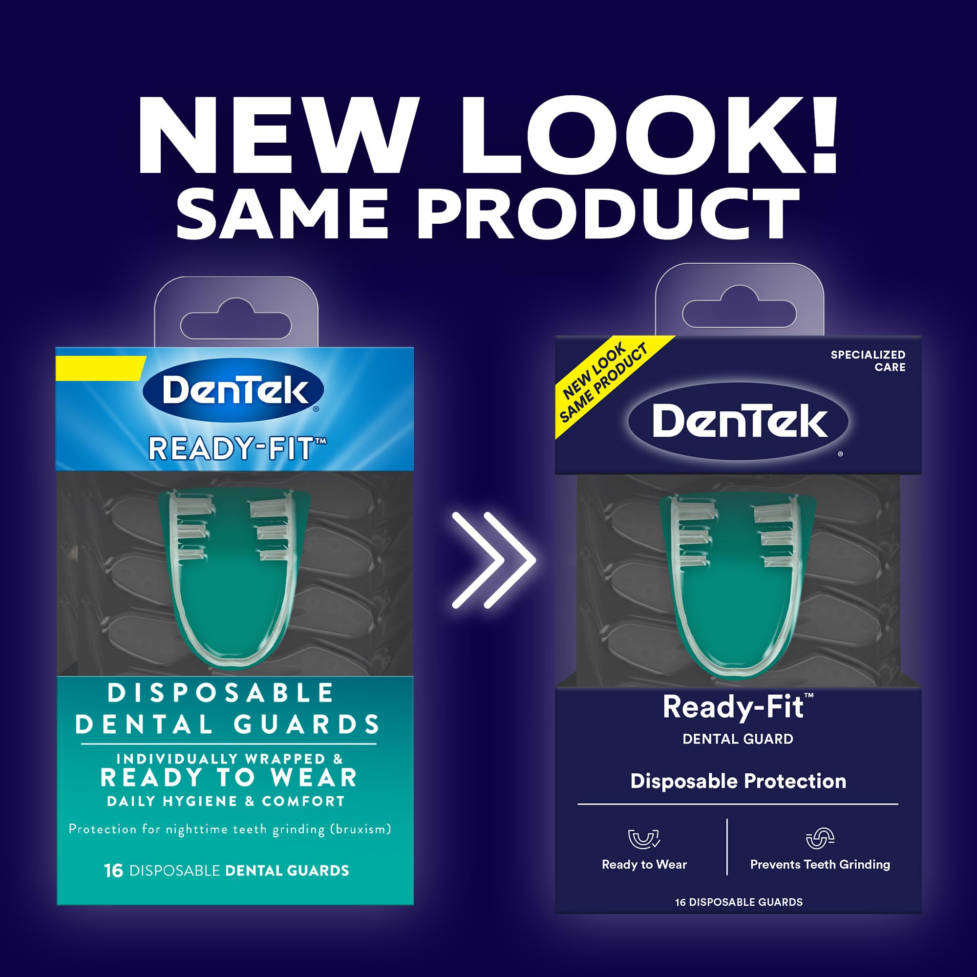 DenTek ReadyFit Disposable Dental Guards BPA Latex Free, 16 Count