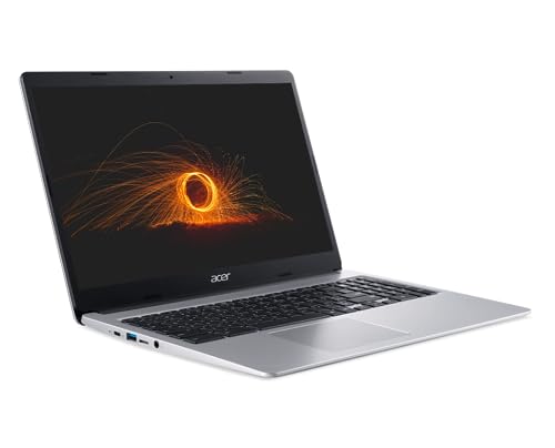 acer 15.6" Flagship HD IPS Chromebook, Intel Celeron N Processor Up to 2.79GHz, 4GB SDRAM, 128GB Storage, Webcam, Super-Fast 6th Gen WiFi, MSD Slot, Chrome OS, Dove Grey(Renewed)