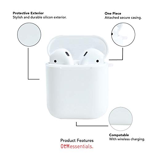 OTM Essentials Officially Licensed University of Florida Gators Earbuds Case - White - Compatible with AirPods