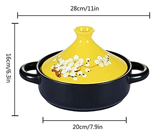 20Cm Hand Made Ceramic Moroccan Casserole Pot Tagine Pot Free Stew Casserole Tagine Pot For Home Kitchen 22.5.29