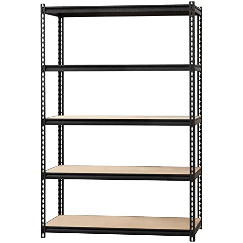 Hirsh 2,300 lb Capacity Iron Horse Shelving - 5 Compartment(s) - 72" Height x 48" Width x 24" Depth