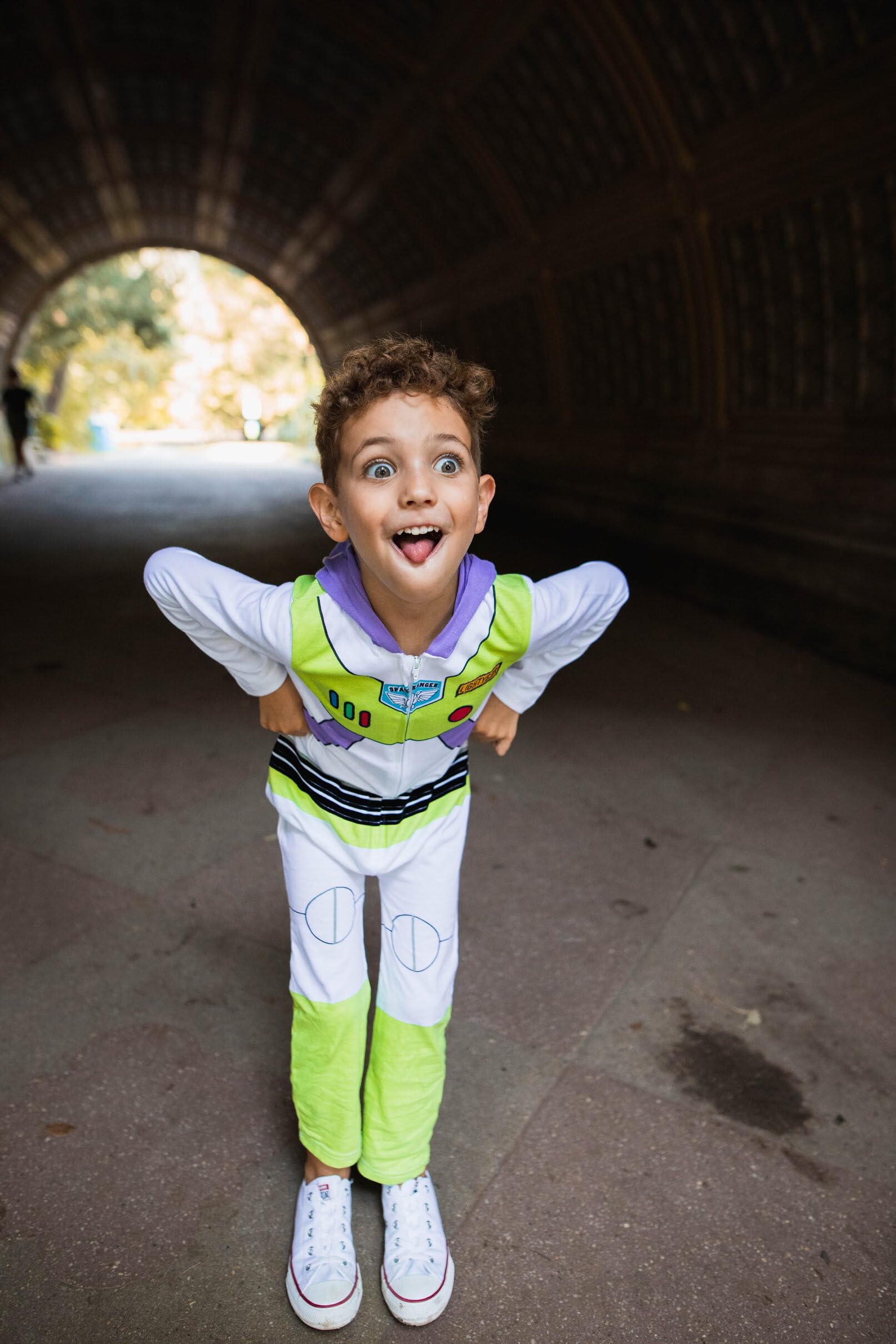 Disney Pixar Toy Story Buzz Lightyear Toddler Boys Zip Up Cosplay Coverall 2T