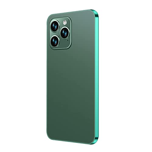 Dilwe 6.1'' Pro Unlocked Cellphone, 4GB 64GB Dual SIM Card 4G Network Mobile Phone, Face ID Unlocked Smartphone for Android 11 4000mah Battery(6.1'' Black), 6.1'' Dark Green