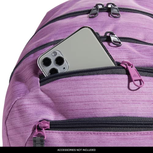 adidas Foundation 6 Backpack, Two Tone Bliss Lilac-Semi Pulse Lilac/Onix Grey/Silver Metallic, One Size