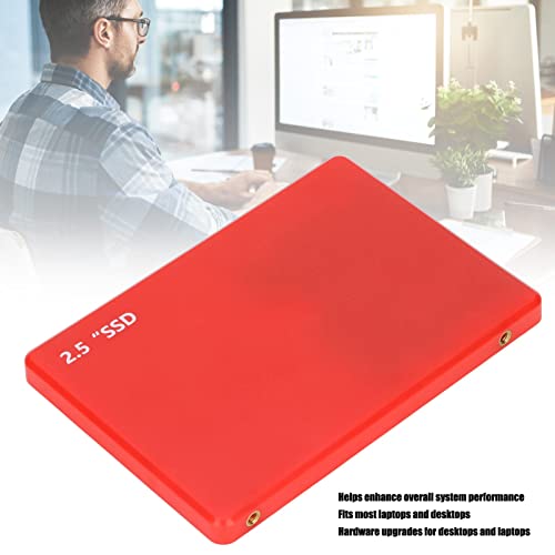 2.5 Inch Internal SSD , Red 2.5in SSD Shock Resistant for Home for Office for Computers (#1)