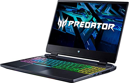 Acer Predator Helios 300 Gaming Laptop 15.6" FHD IPS 165Hz Display 12th Gen Intel 14-Core i7-12700H GeForce RTX 3060 RGB Backlit USB-C Thunderbolt 4 HDMI2.1 + HDMI Cable (64GB RAM | 1TB PCIe SSD)