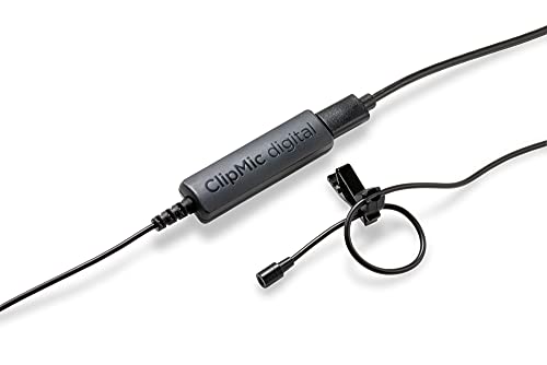 Apogee ClipMic Digital 2 USB Lavalier Microphone for Podcast, Travel, Conference Calls, comaptible with Mac, Windows, and iOS
