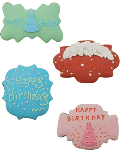 4 pcs of Plaque Cookie Cutters Set, Stainless Steel Wedding Frame Fondant Cutters Baking DIY Molds