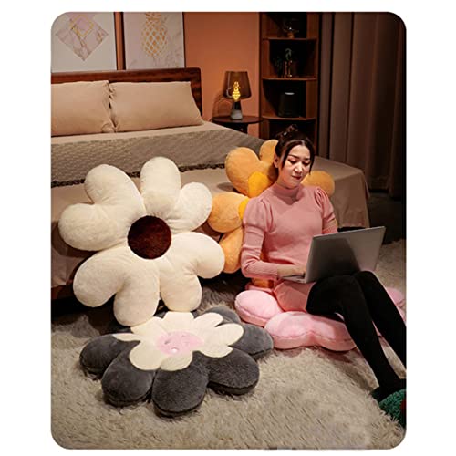Baiyuruodie Flower Pillow Cute Pillow Cushion Office Home Pillow Best Gift (40cm, Green)