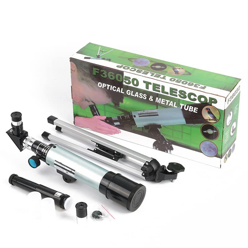 20mm&6mm Telescopes for Adults Astronomy & Beginners, 90 Times High-Definition High-Power Entry-Level Astronomical Telescope, with Tripod & Moon Filter