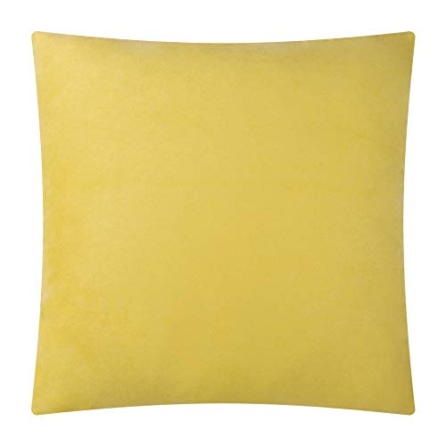 JWH 3D Flower Throw Pillow Cover Decorative Colorful Accent Pillow Case Handmade Pillowcase Bed Sofa Couch Living Room 18x18 Inch Beige Yellow
