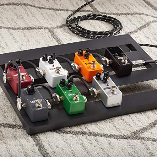 Amazon Basics Distortion Guitar Pedal, Brown