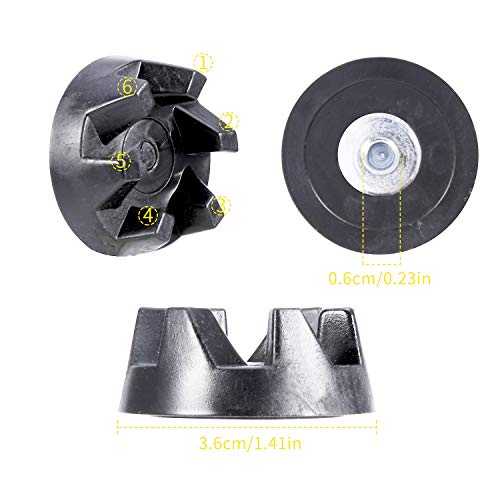 Blender Drive Coupling 9704230 with Spanner Kit, Replacement Parts for KSB5WH4 KSB5 KSB3 Blenders Replaces WP9704230VP WP9704230 PS11746921 AP6013694