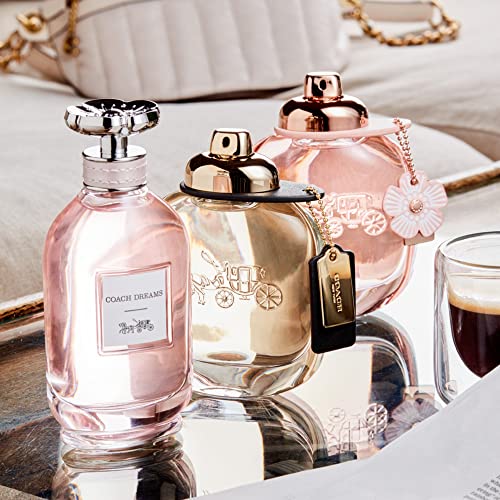 Coach Dreams Eau de Parfum - Long Lasting Fragrance with notes of Juicy Pear, Gardenia & Joshua Tree - Floral & Woody - 1.3 fl. oz.