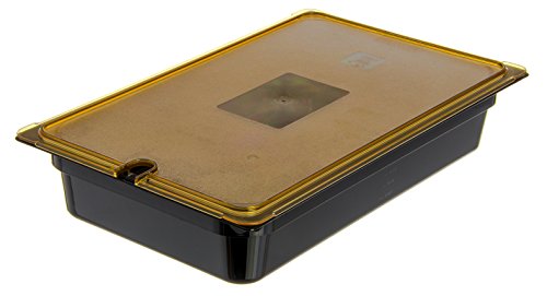 Carlisle FoodService Products 10401B03 StorPlus High Heat Food Pan, 4" Deep, Full Size, Black