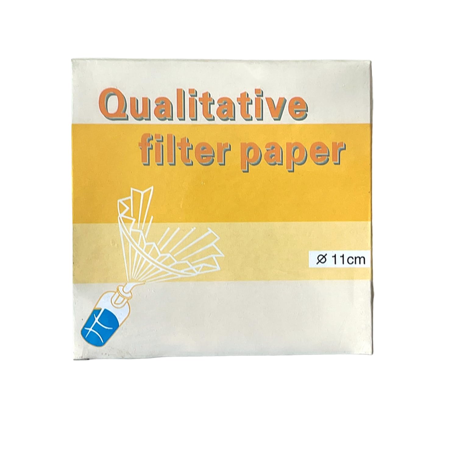 Deschem 110mm 20-25μm Qualitative Filter Paper OD=11cm Fast Speed 100 Piece/Lot