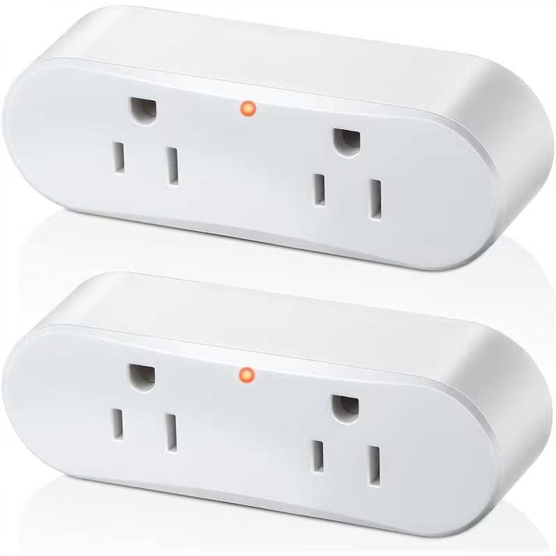 2 Pcs Thermostatically Controlled Outlet, Temperature Outlet Plug Auto Turn on below 32℉Turn Off above 50℉, Cold Weather Thermostat Cube Freeze Control for Winter