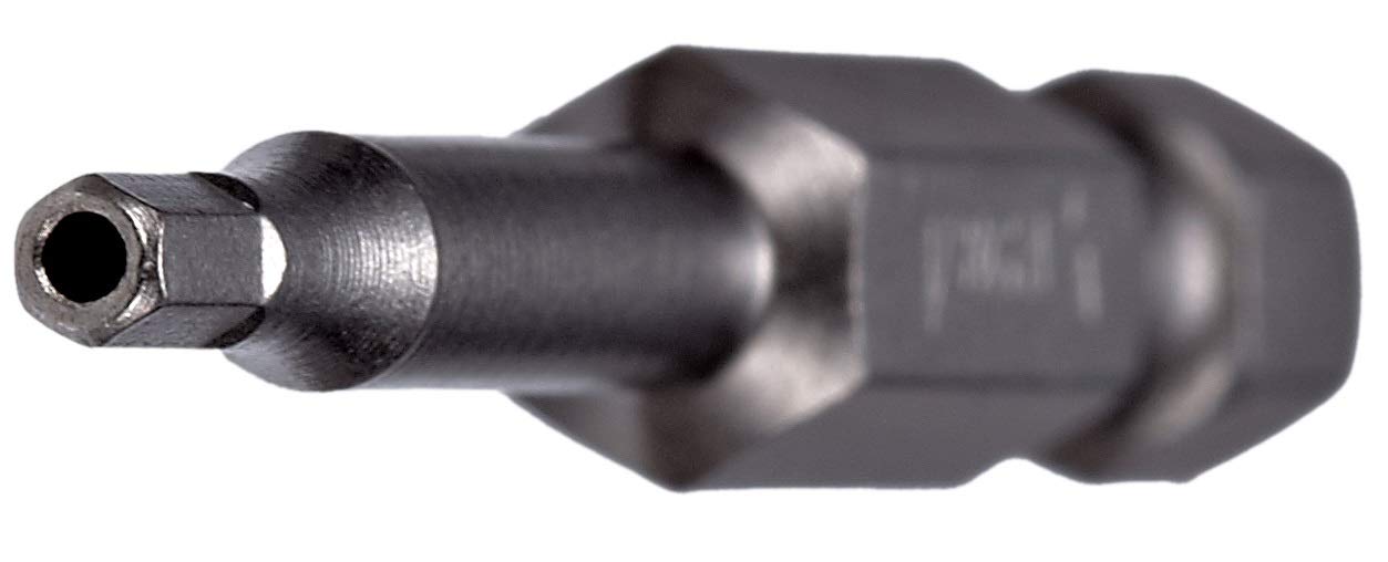 VEGA 1/8" HEX Tamper Proof 2 Inch Security Bits. Professional Grade ¼ Inch Hex Shank, HEX 1/8" Security Bits. 150HT0864A-2 (Pack of 2)