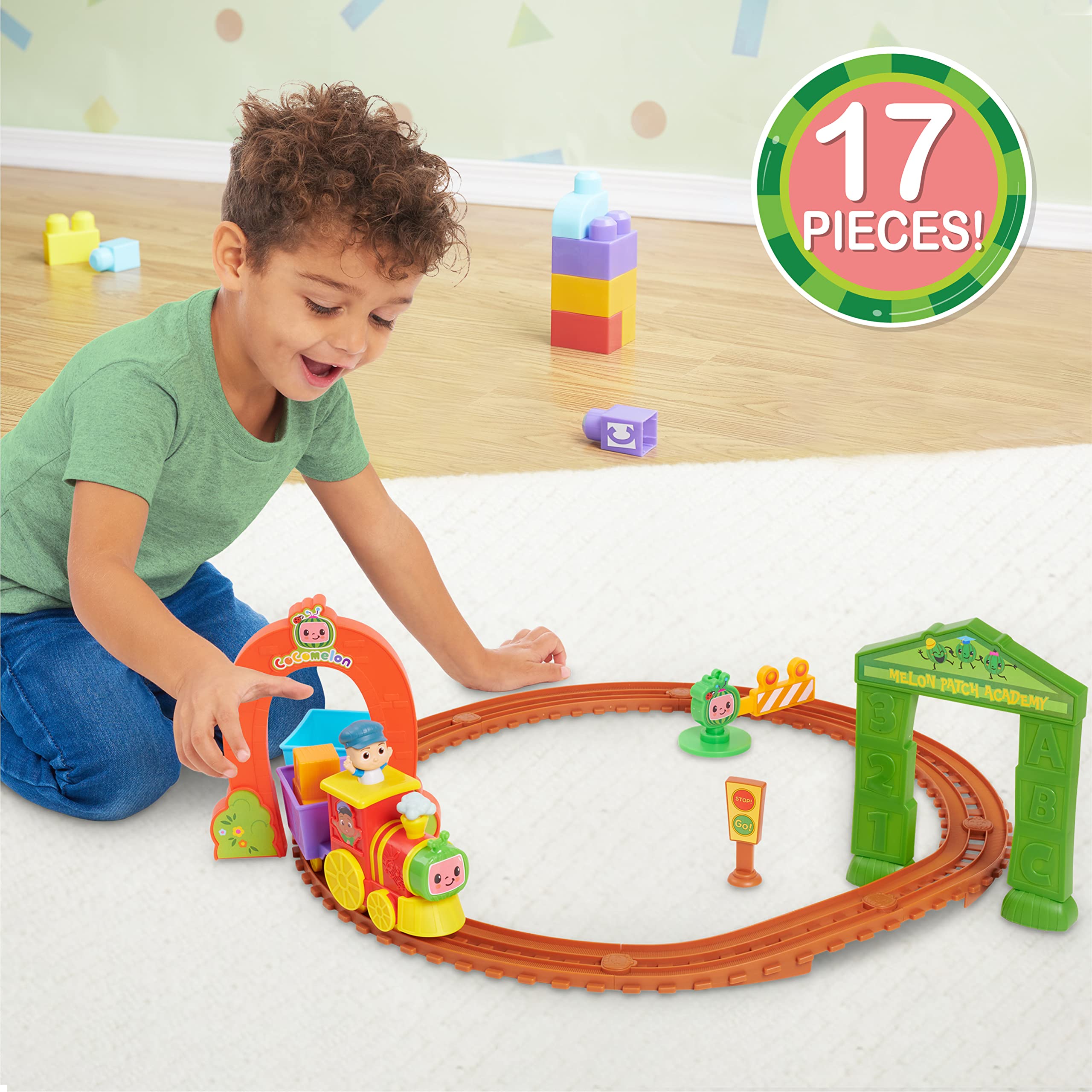CoComelon All Aboard Music Train, Toy Figures & Playsets, Officially Licensed Kids Toys for Ages 18 Month by Just Play