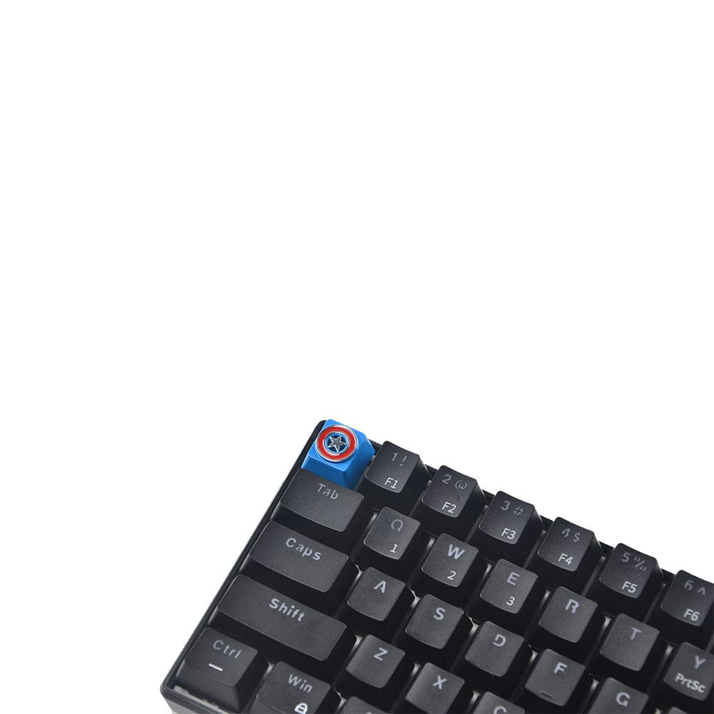 Hidetaka Custom Gaming Keycaps for Cherry MX Switches with Key Puller (Captain America)