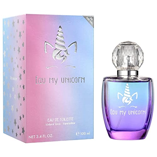 Eau My Unicorn, Enchanted, Magical, Fragrance, for Her, Eau de Toilette, EDT, 3.4oz, 100ml, Perfume, Spray, Made in Spain, by Air Val International