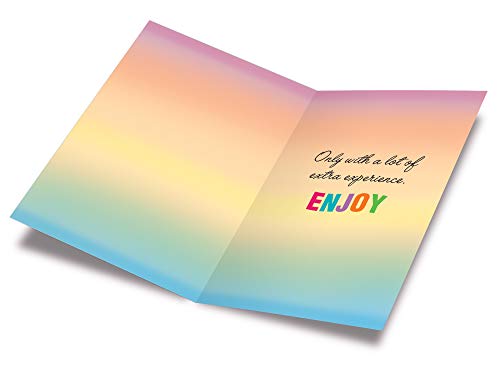 Happy 50th Birthday Card | Made in America | Eco-Friendly | Thick Card Stock with Premium Envelope 5in x 7.75in | Packaged in Protective Mailer | Prime Greetings