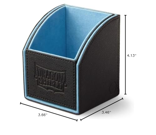 Arcane Tinmen Dragon Shield: Nest Deck Box - Black and Blue, Small, (ART40103)