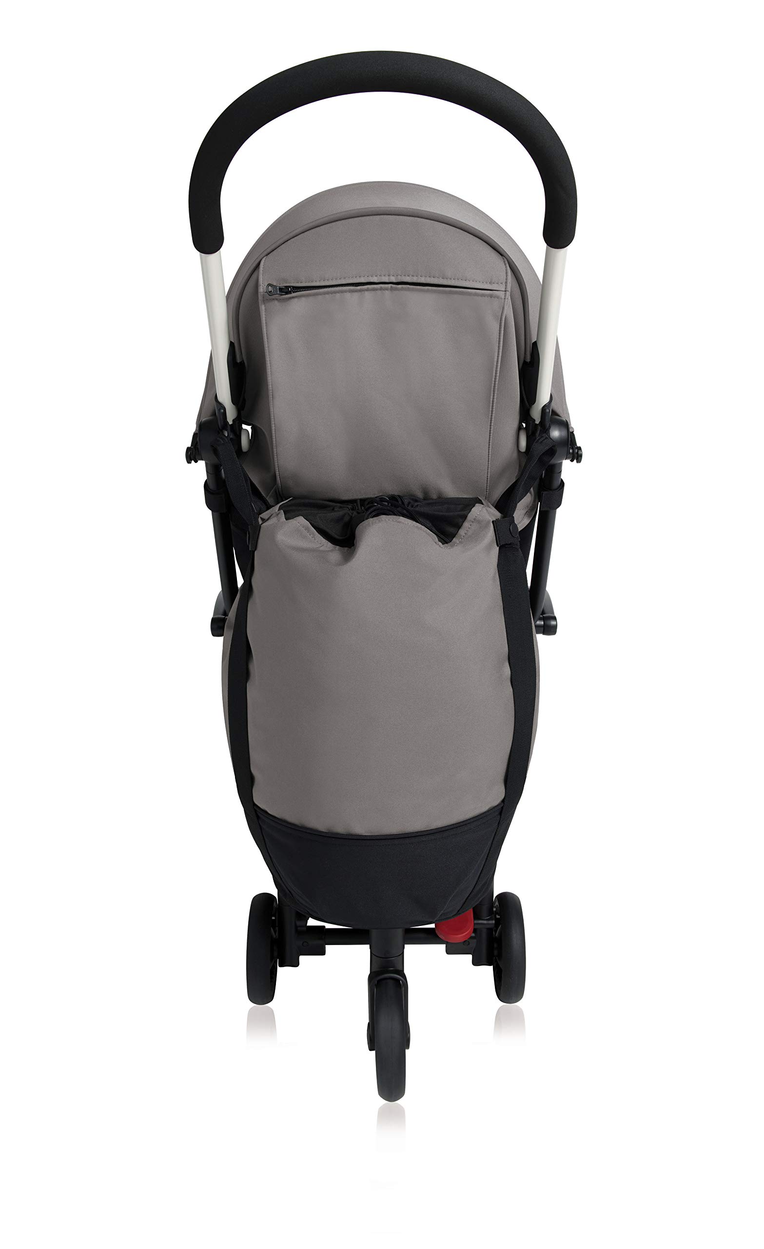 Babyzen YOYO Bag, Grey - Provides Additional, Sturdy Storage on the YOYO2 Stroller - Includes Wheel Base & Hooks