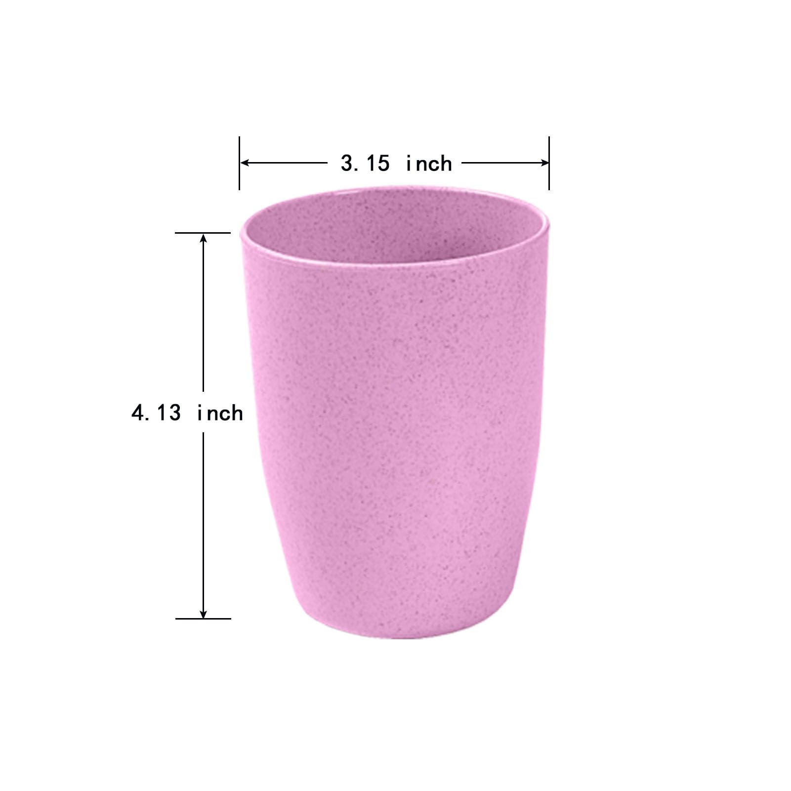 Lpdphanxfkx 4 Pcs Modern Toothbrush Cup Plastic Tumbler Cup Unbreakable Toothbrush Holder Mug Gargle Washing Cup for Home Bathroom Travel