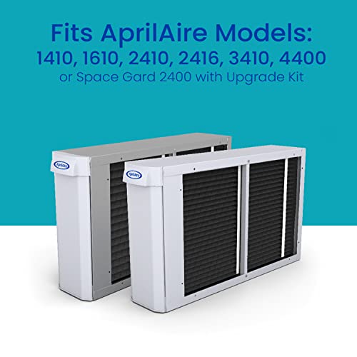 AprilAire 413CBN Replacement Filter for AprilAire Whole House Air Purifiers - MERV 13 with Carbon, Healthy Home Allergy + Odor Reduction, 16x25x4 Air Filter (Pack of 2)