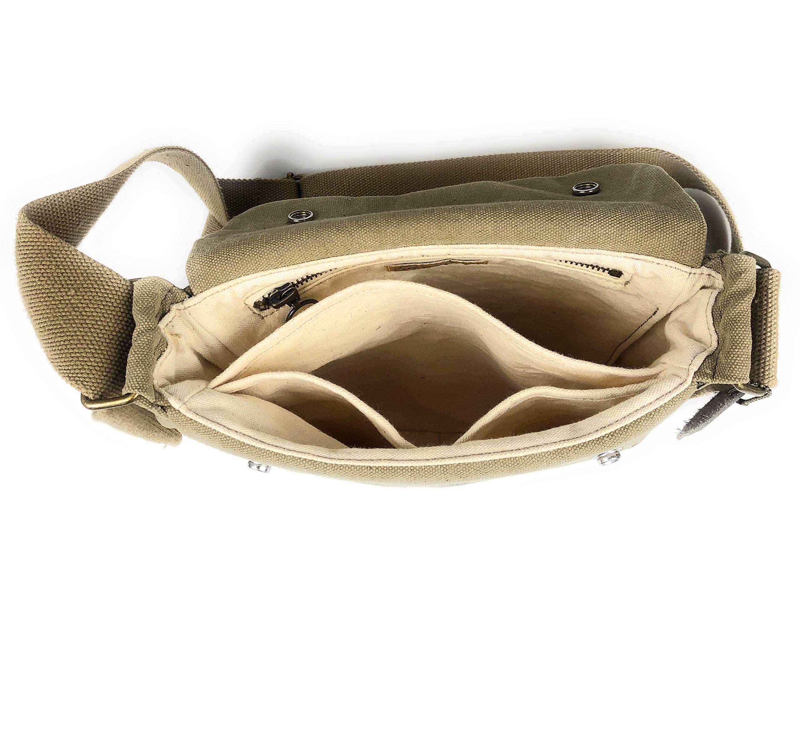 American Glory Unisex Vintage Look Canvas Sure Shot Crossbody Handbag
