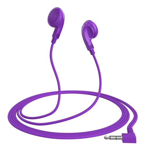 Maeline Bulk Earphones with 3.5 mm Headphone Plug - 10 Pack - Multi