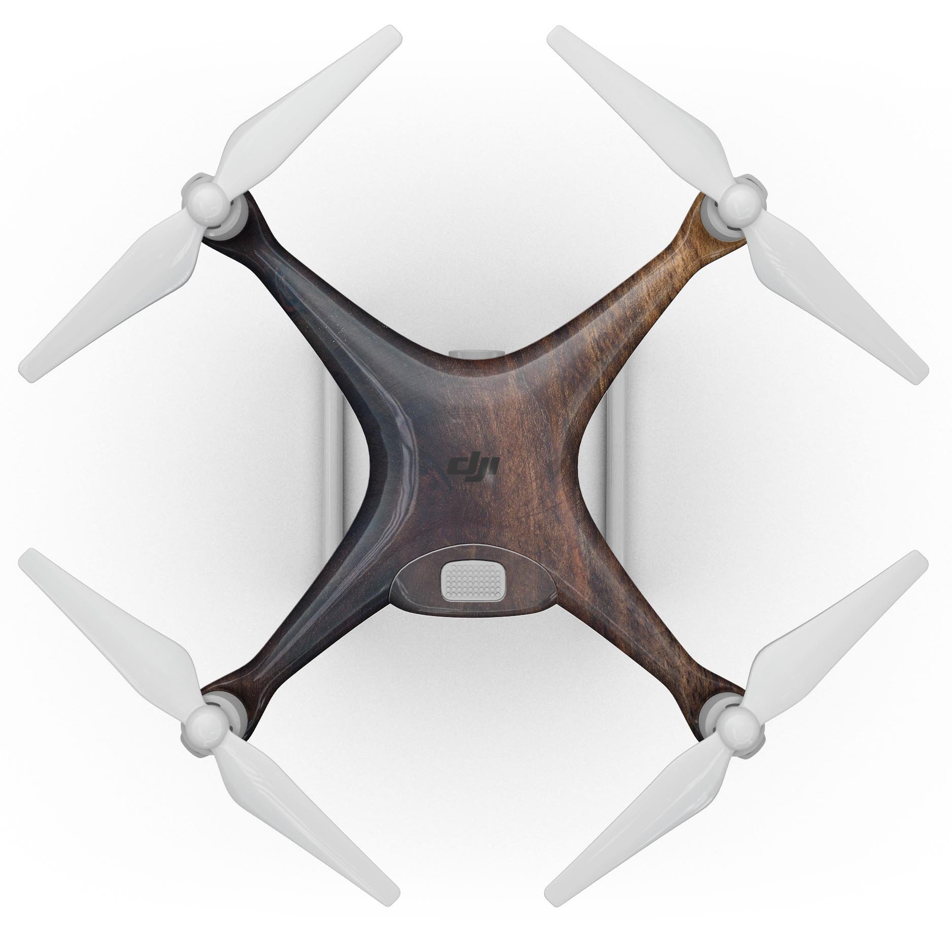 Design Skinz Design Skinz Knotted Rich Wood Plank Full-Body Wrap Decal Skin-Kit Compatible with The Drone DJI Mavic Air
