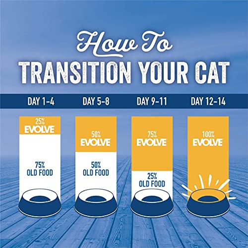 Evolve Pet Food Grain Free Deboned Chicken, Pea and Vegetable Recipe Cat Food Grain Free Deboned Chicken, Pea, and Veggies 3 Pound (Pack of 1)