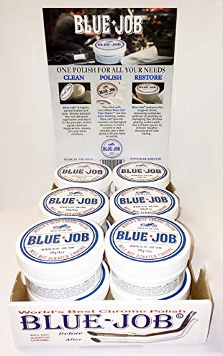 Blue-Job® Chrome Polish - Perfect for Your Motorcycle! One Polish for All Your Needs
