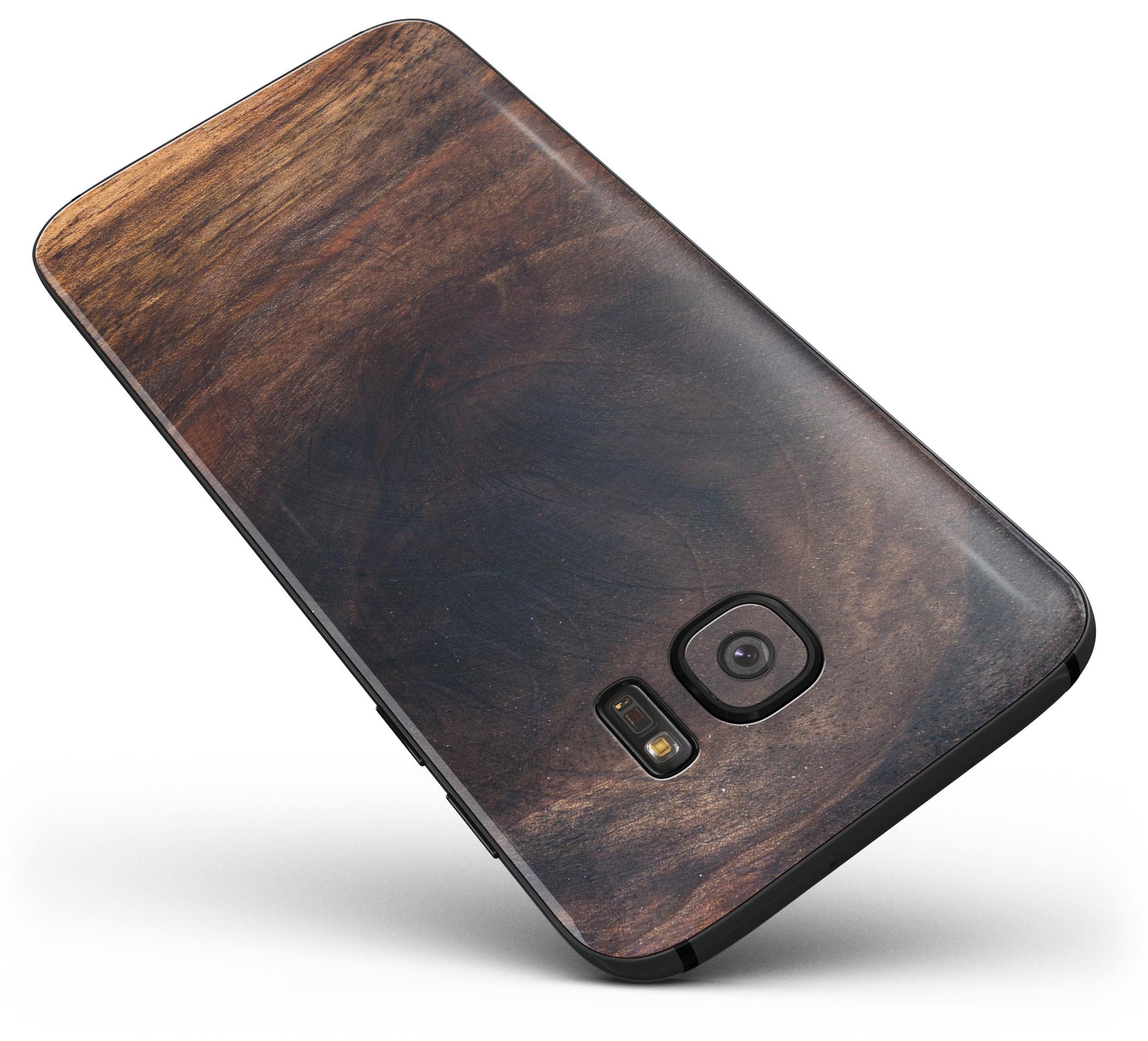 Design Skinz Design Skinz Knotted Rich Wood Plank Full-Body Wrap Decal Skin-Kit for The Galaxy S7 Edge