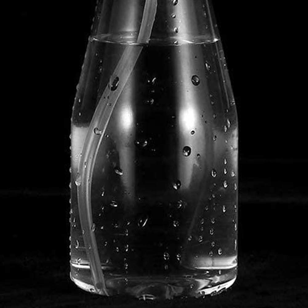 3 Pack Empty Spray Bottle, 200ml Clear Plastic Spray Bottle Refillable Trigger Sprayer, Plant Mister for Cleaning Solutions, Hair Care, Essential Oils
