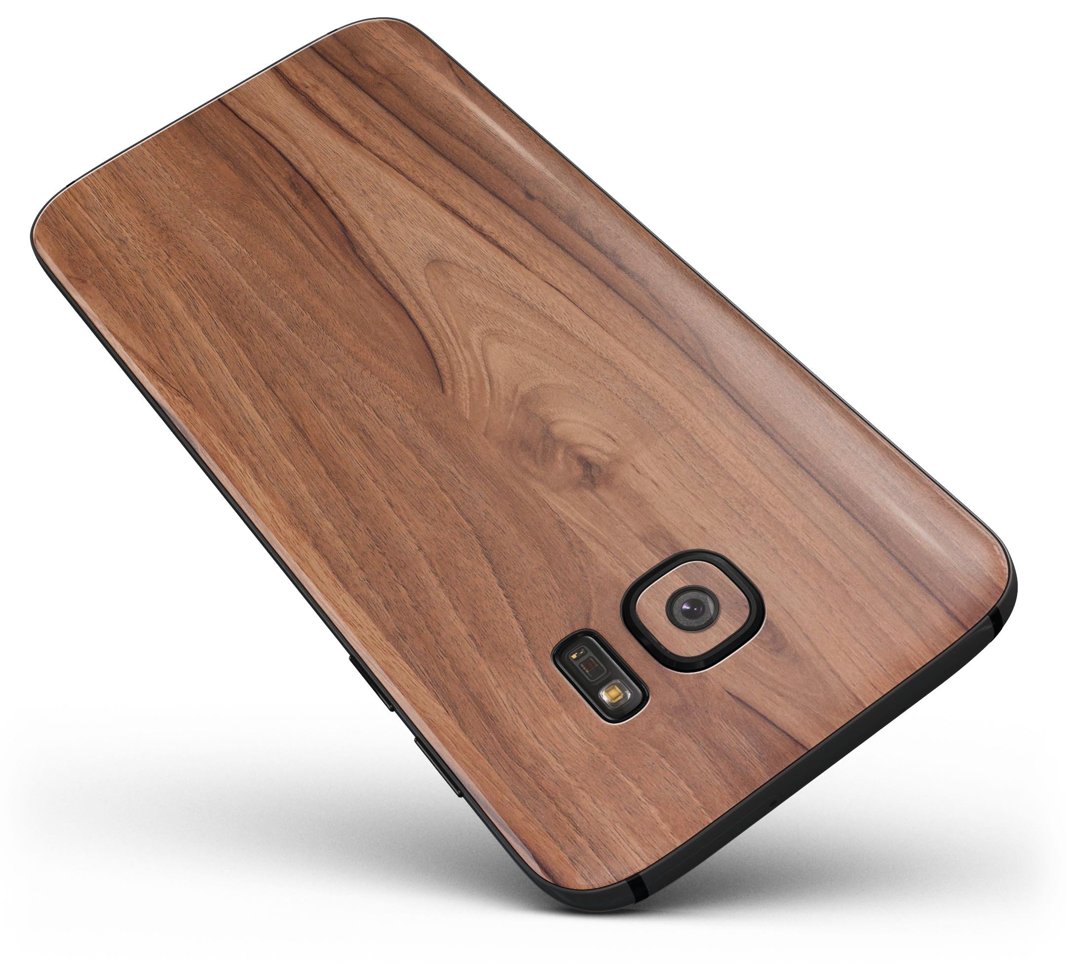 Design Skinz Design Skinz Smooth-Grained Wooden Plank Full-Body Wrap Decal Skin-Kit for The Galaxy S7