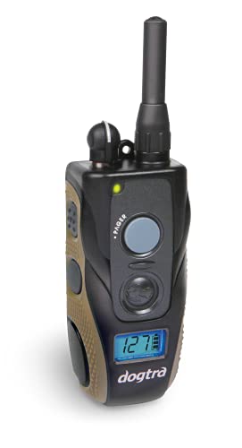 Dogtra 1900S Remote Training E-Collar - 3/4 Mile Range - Electronic Dog Training Collar, Waterproof, Rechargeable, High-Output, Adjustable Levels, Vibration, Obedience, Hunting, K-9, Stubborn Dogs