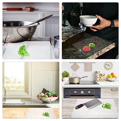 Homoyoyo Acrylic Cutting Boards Clear Chopping Board Anti- Transparent Cutting Board for Counter Countertop Protector Home Restaurant