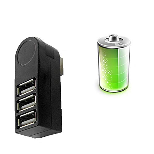Lysee HDMI Cables - 270 Degree Rotatable High Speed 3 Ports USB HUB 2.0 USB Splitter Adapter for Notebook Tablet Computer PC Peripherals - (Length: as pic)