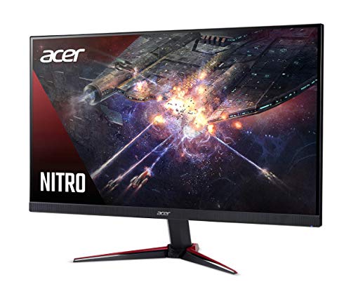 Acer Nitro VG240Y Sbiip 23.8β Full HD (1920 x 1080) IPS Gaming Monitor | AMD FreeSync Technology | 165Hz Refresh Rate | Up to 0.5ms | 99% sRGB | 1 x Display Port 1.2 & 2 x HDMI 2.0,Black