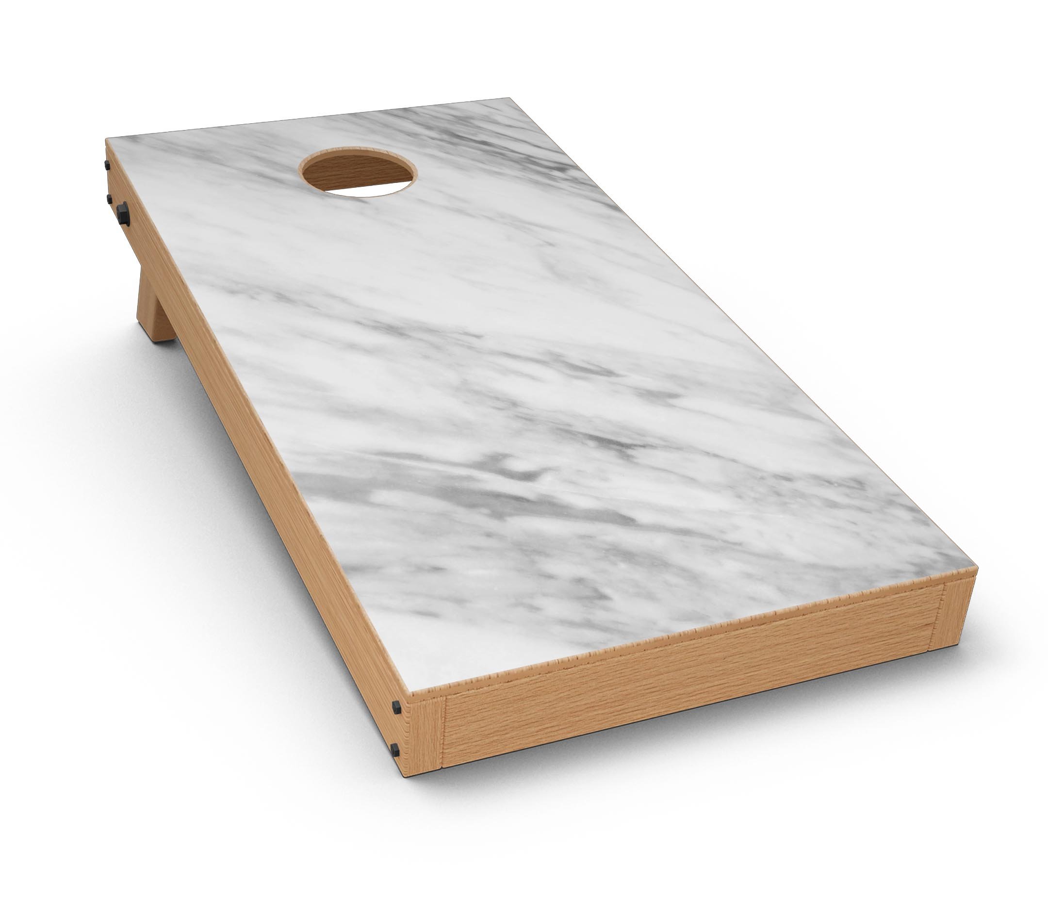 Design Skinz Marble Skin Set for Cornhole (Skin Only) - Slate Marble Surface V10