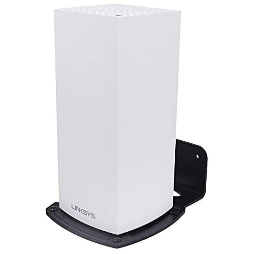 VOMENC Linksys Velop WiFi 6 Mesh Router Wall Mount Bracket Wall Mount Stand Holder,WiFi Accessories for Linksys Velop WiFi 6 MX5 with Easy Installation and Space Saving (2-Pack)