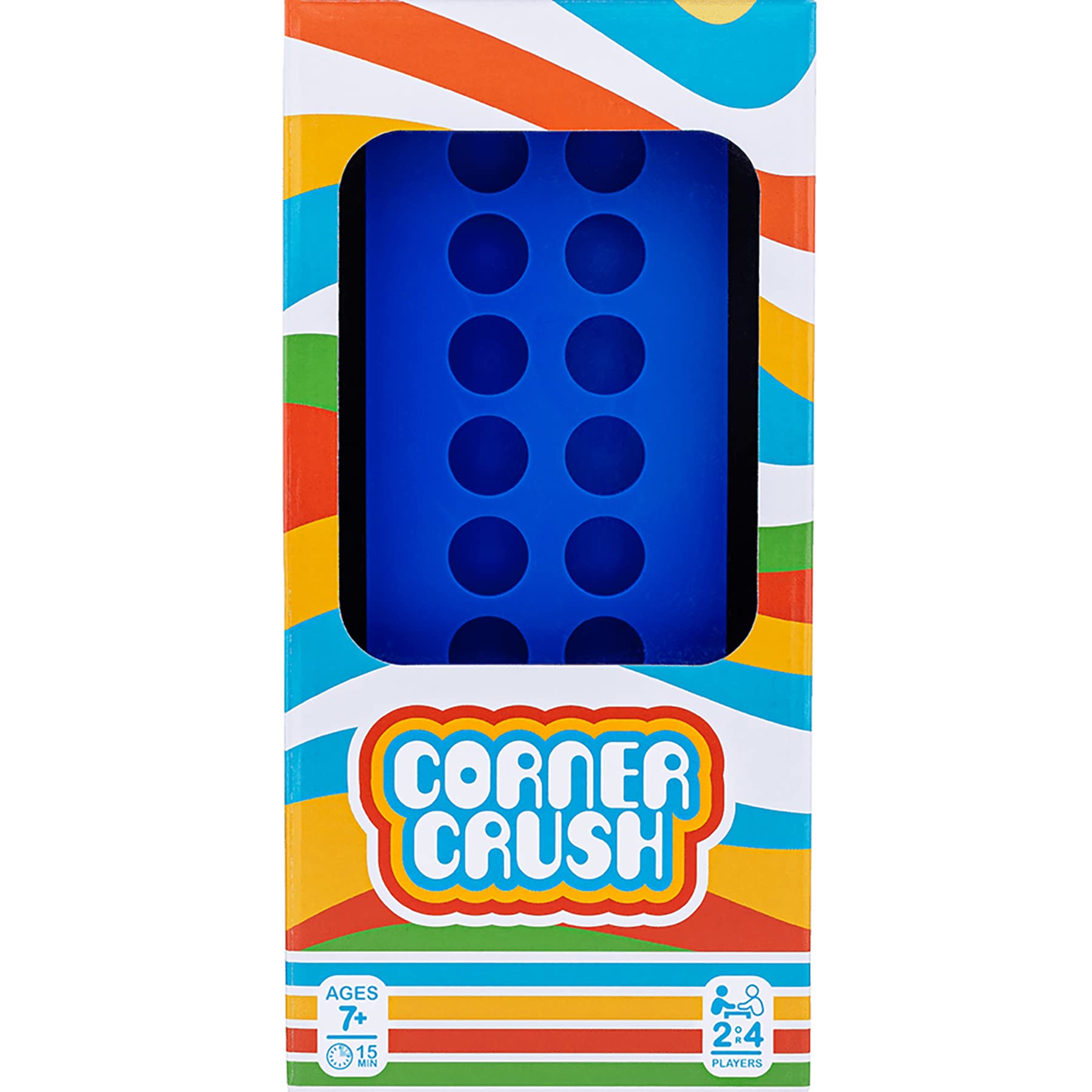 Big G Creative: Corner Crush - Classic 4-in-a-Row Game, 2 or 4 Players, Ages 7+, 15 Minute Gameplay, Multi