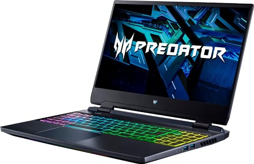 acer Predator Helios Gaming Laptop 2023-15.6" FHD NVIDIA GeForce RTX 3060 - Intel Core i7-12700H 14 Cores - 48GB DDR5 2TB SSD - Backlit Keyboard Wi-Fi 6E Bluetooth 5.1 - Win11 Pro TLG 32GB USB